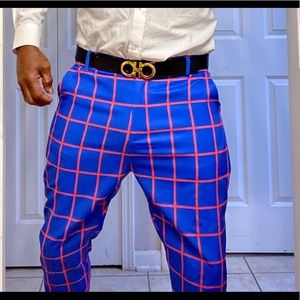 Pants | Men Window Pane Dress Pants | Poshmark